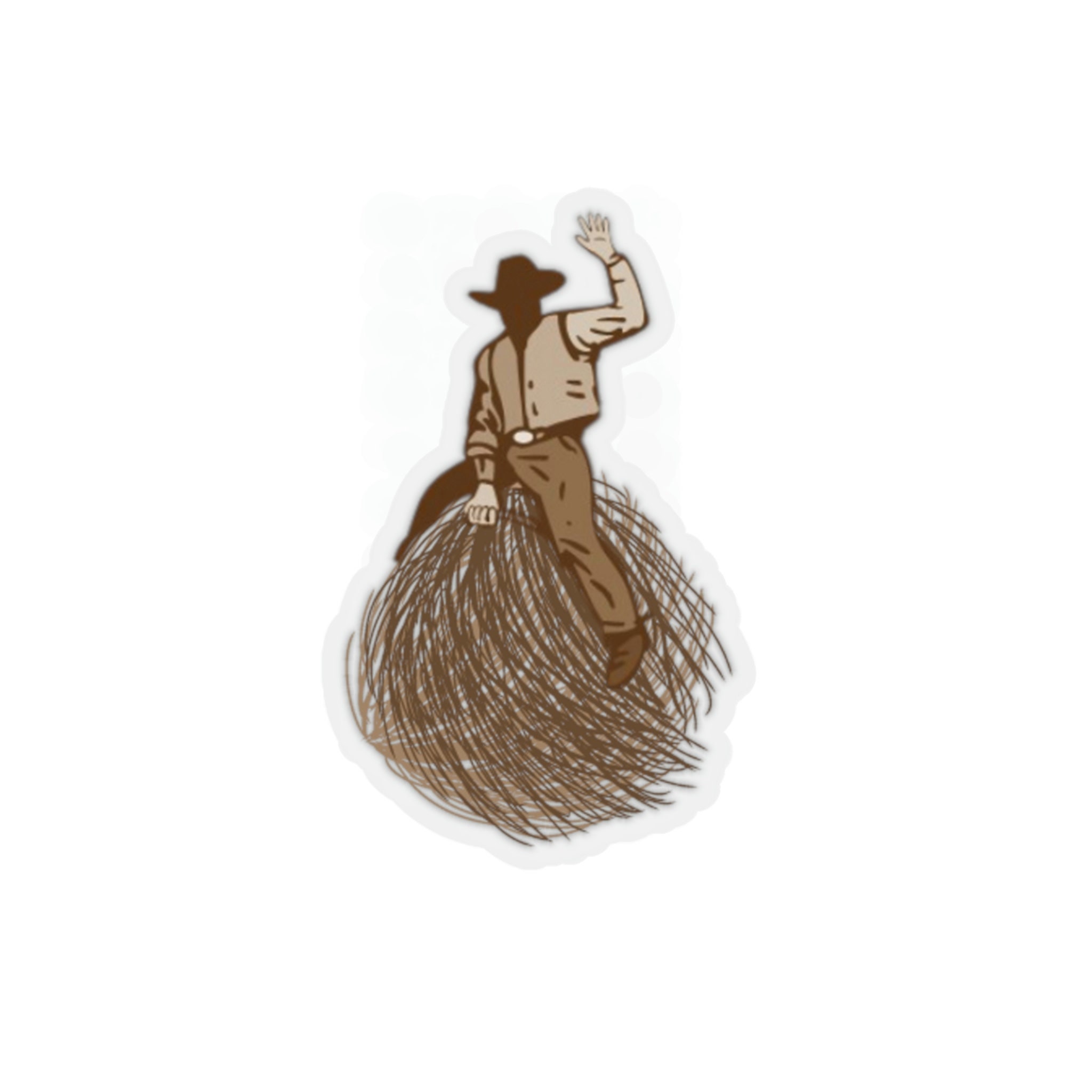 Tumbleweed Wrangler Kiss-cut Stickers - Etsy