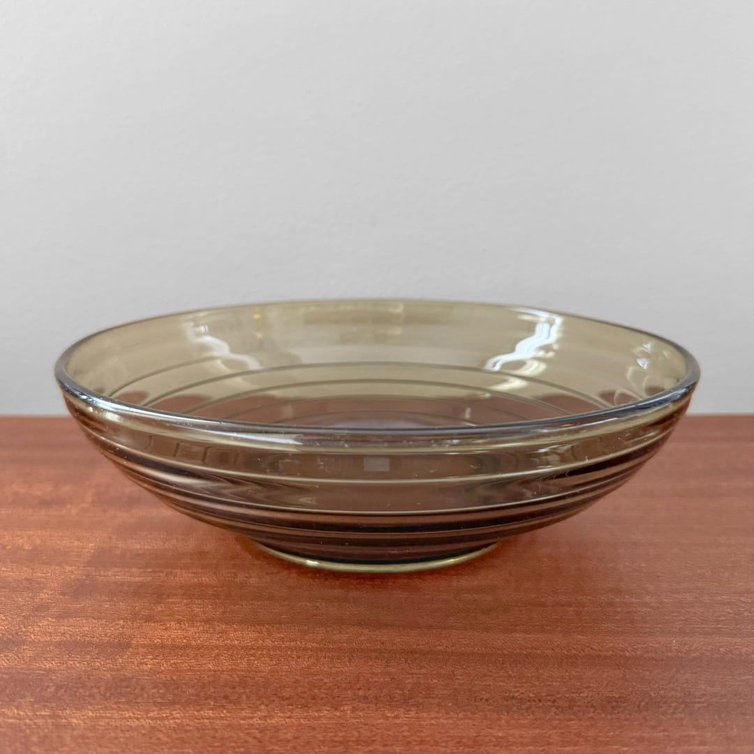 Karhula Bölgeblick. Very Rare Large Smoke Glass Bowl. Designed by Aino ...
