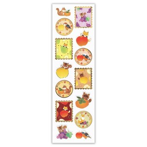 Japanese Animal Sticker Sheets by NB Co. | Cute Gold Foil Stickers ...