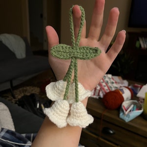 Crochet Tulip Rear View Mirror Hanging Charm - Etsy