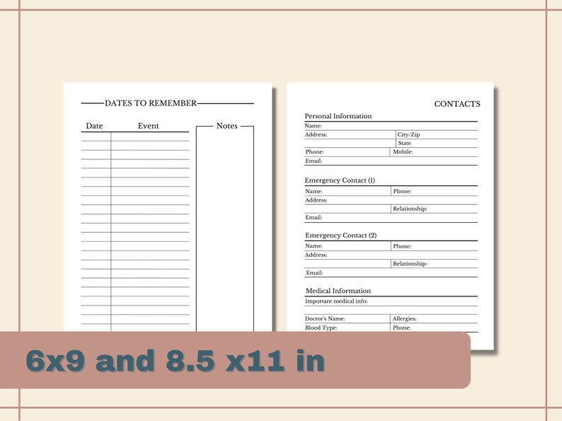 KDP Interior Canva Editable Template Daily Planner With Weekly Overview ...