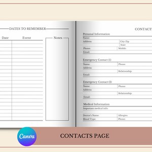 KDP Interior Canva Editable Template Daily Planner With - Etsy