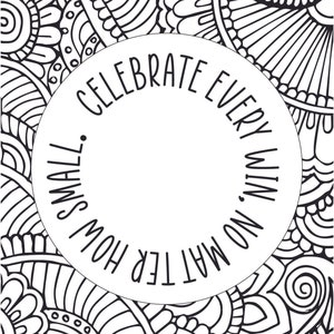 30 Page "you Are Worthy" Adult Coloring Book - Digital Download ...