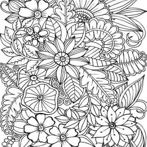 The Calm Coloring Book - Digital Download - 40 Pages - Etsy
