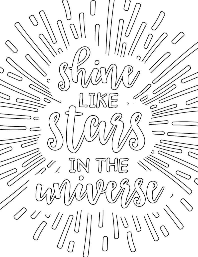 43 Page - I Am Enough - Inspirational & Motivational Adult Coloring ...