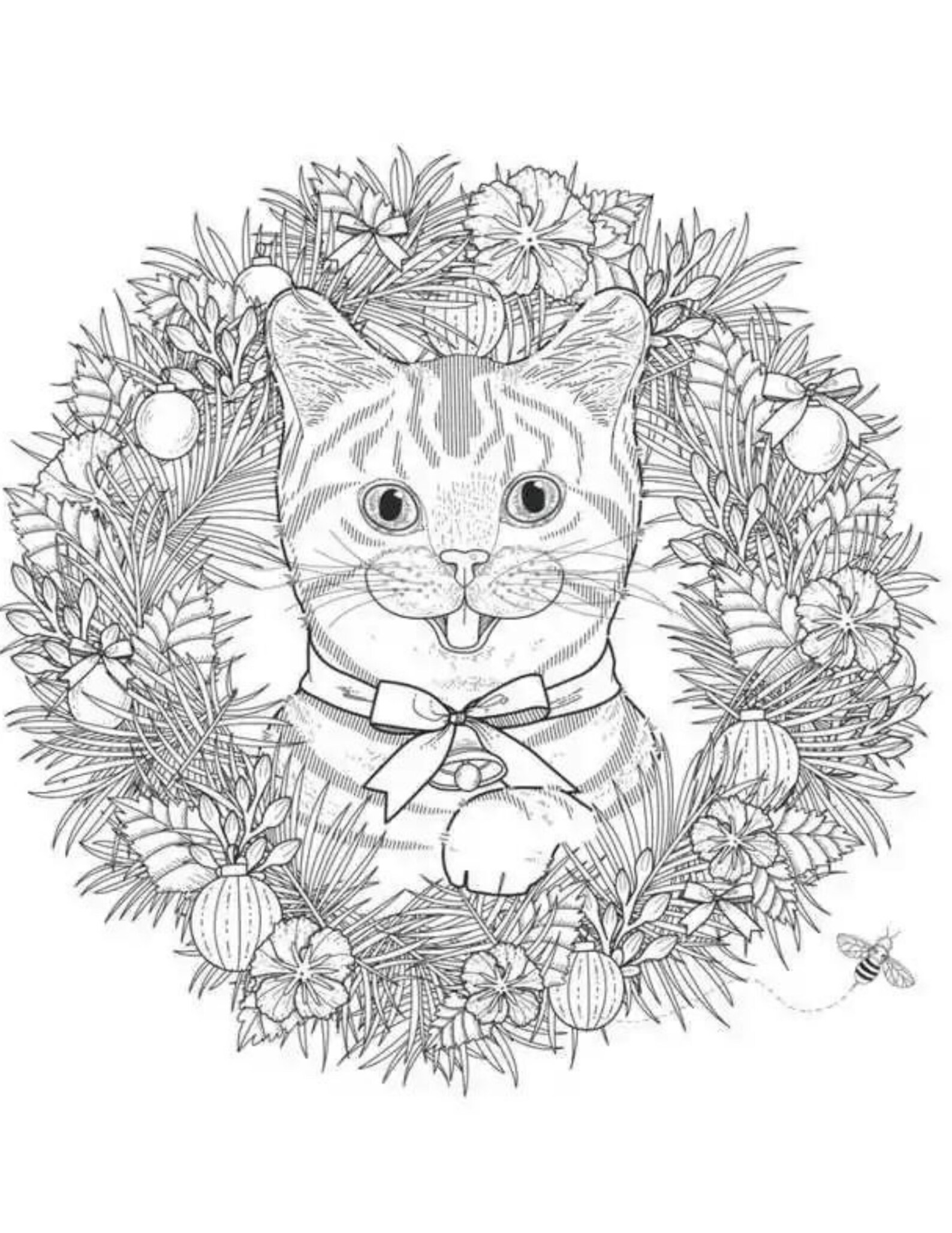 Adult Cat Coloring Book 30 Pages Digital Download/printable - Etsy