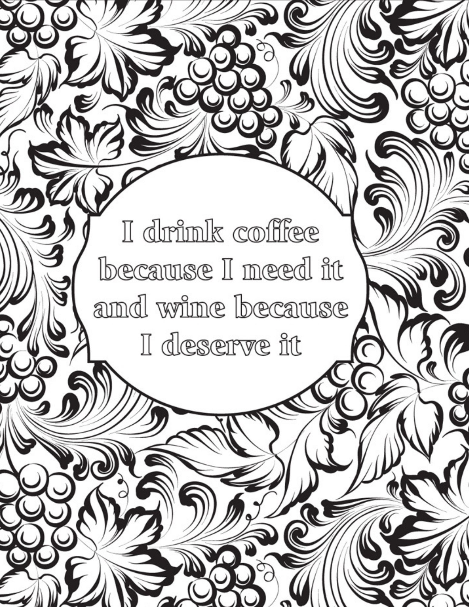Sweary Word Adult Coloring Book - Digital Download - Etsy