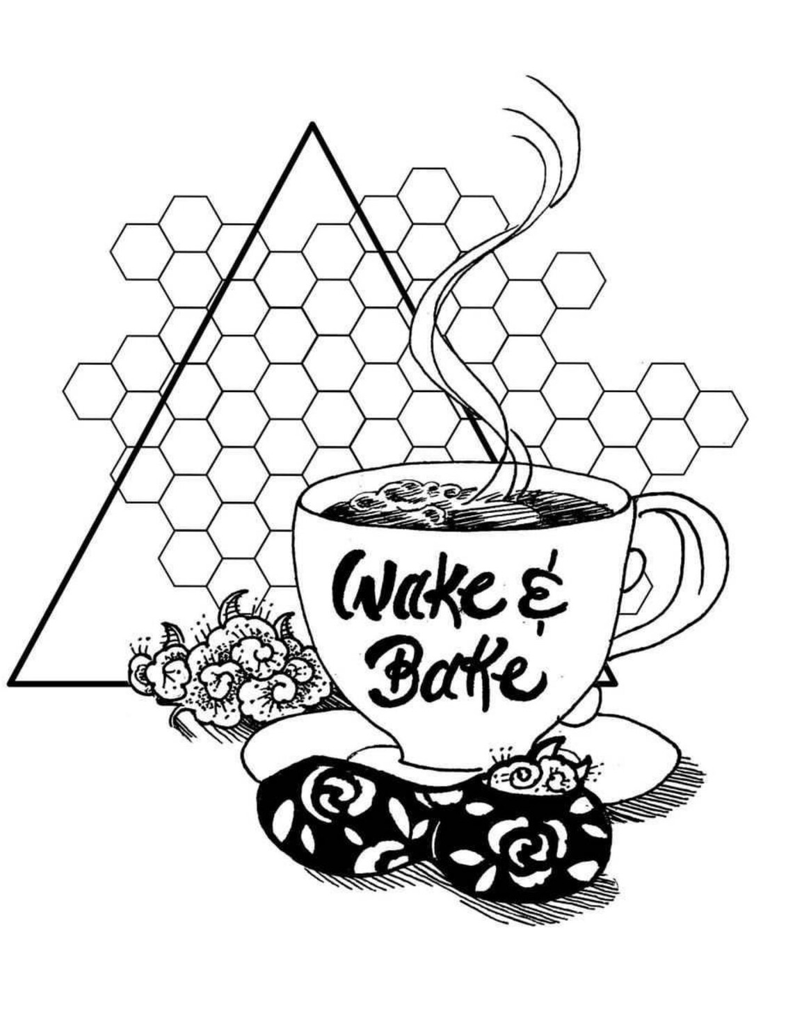 Stoner 420 Adult Coloring Book - Digital Download / Printable - Etsy