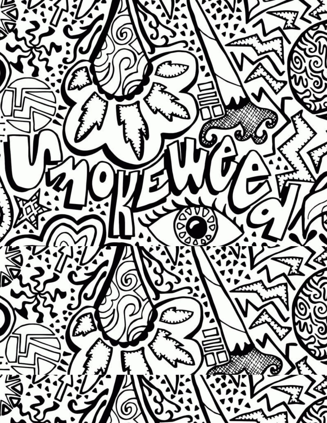 Stoner 420 Adult Coloring Book - Digital Download / Printable - Etsy