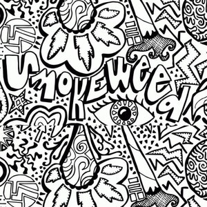 Stoner 420 Adult Coloring Book - Digital Download / Printable - Etsy