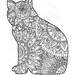 Adult Cat Coloring Book - 30 Pages - Digital Download/printable - Etsy