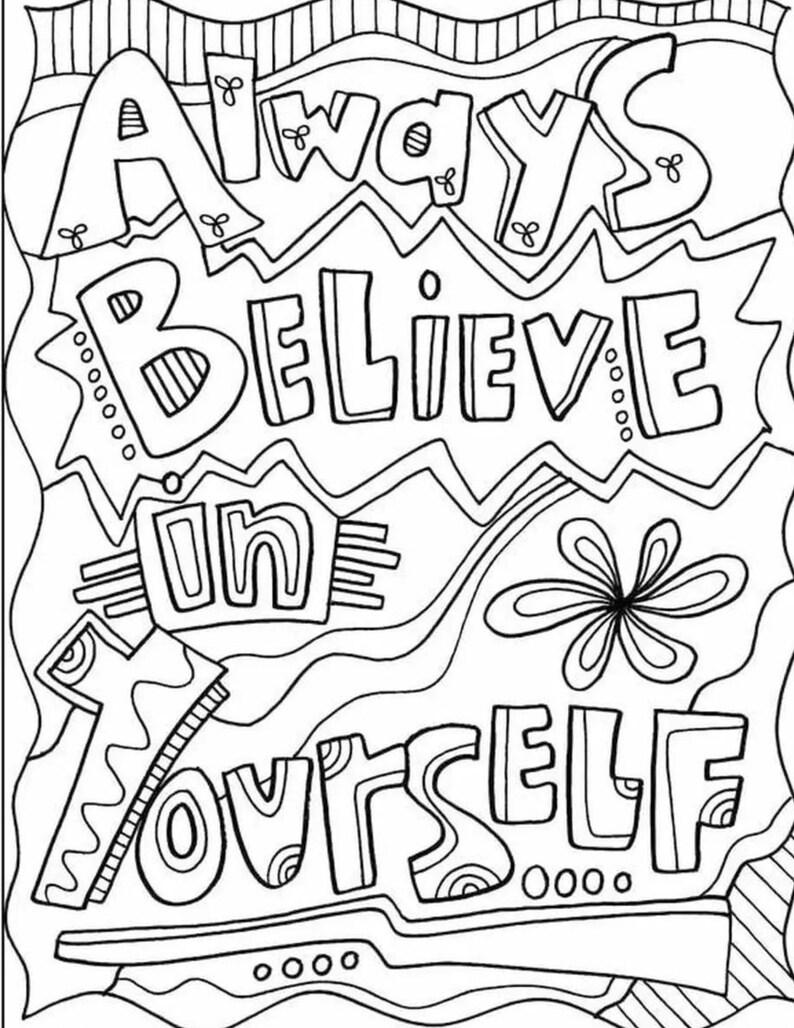 The Calm Coloring Book - Digital Download - 40 Pages - Etsy