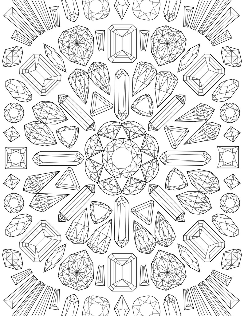 The Calm Coloring Book - Digital Download - 40 Pages - Etsy
