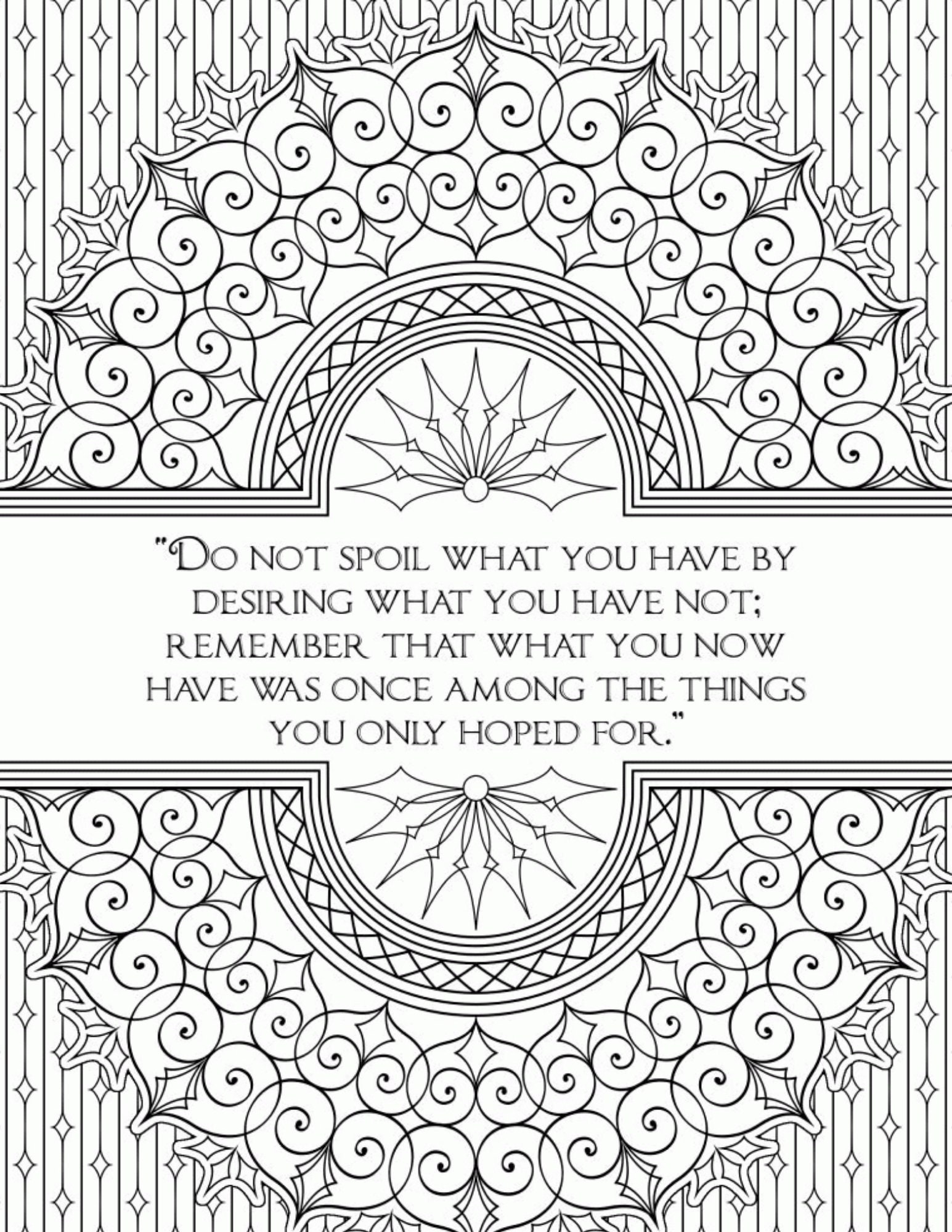 Positive Quotes Coloring Book - 35 Page Digital Download - Etsy