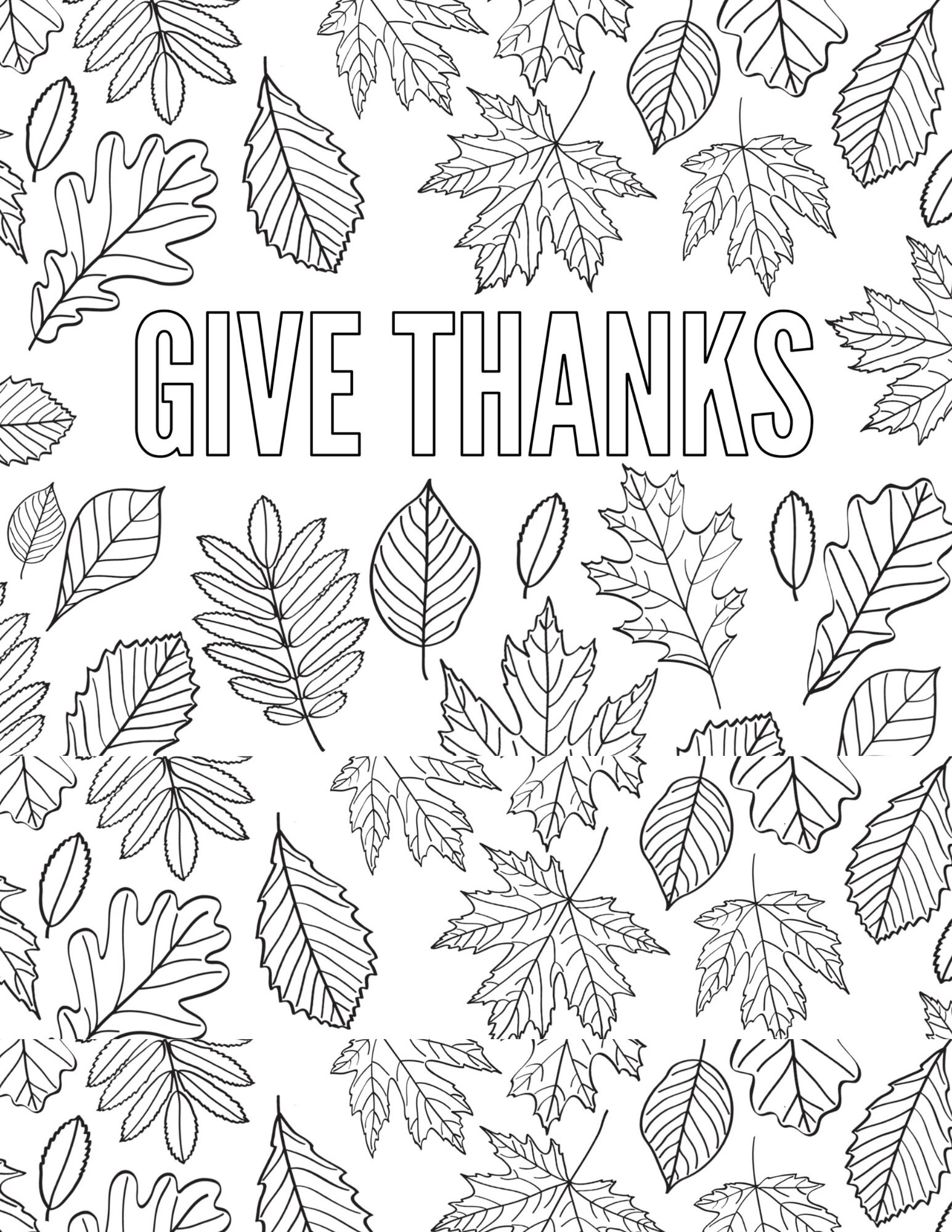 22 Page give Thanks Coloring Book Digital Download/printable - Etsy