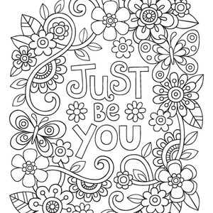 The Calm Coloring Book - Digital Download - 40 Pages - Etsy