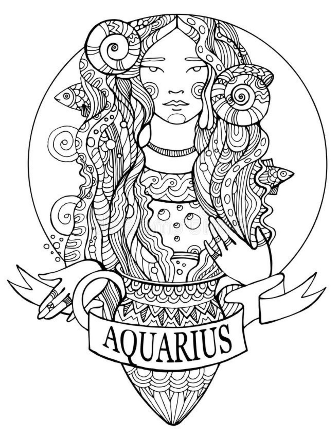 48 Page Astrology Coloring Book Digital Download / Printable - Etsy