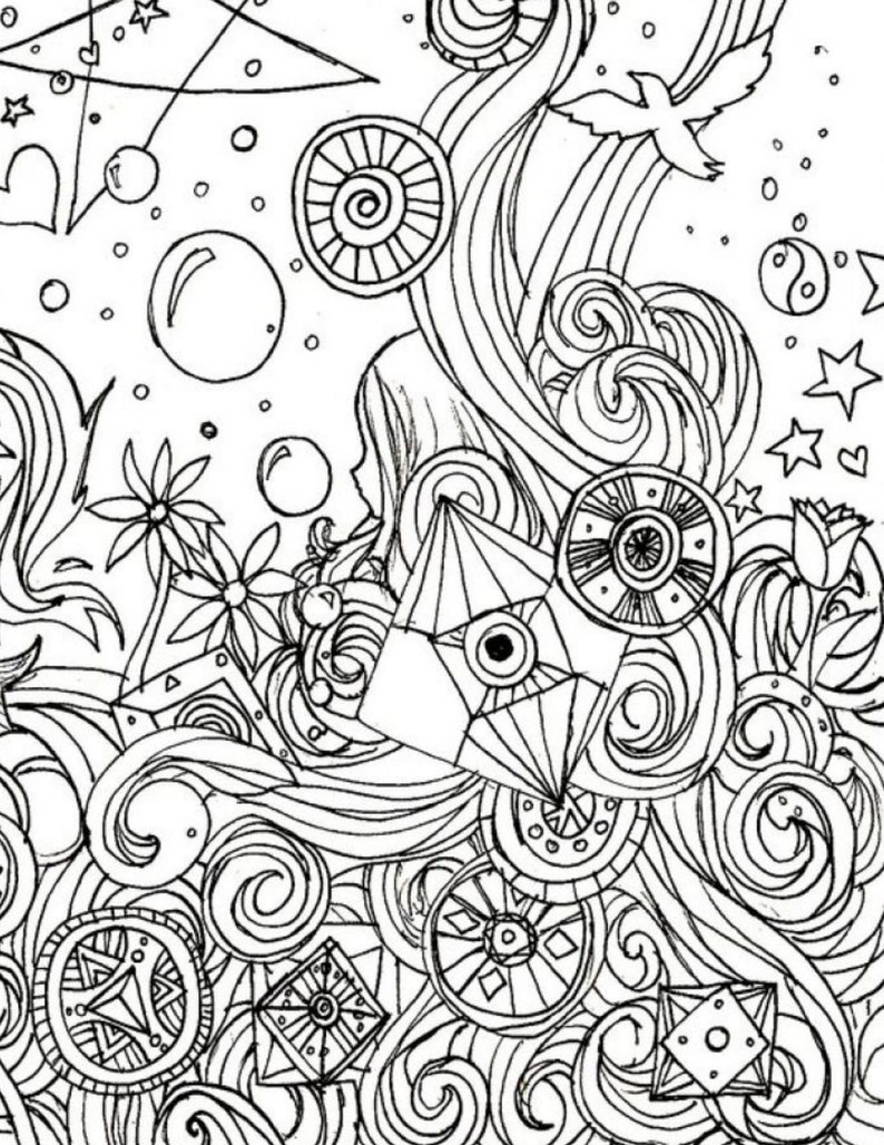 Stoner 420 Adult Coloring Book - Digital Download / Printable - Etsy