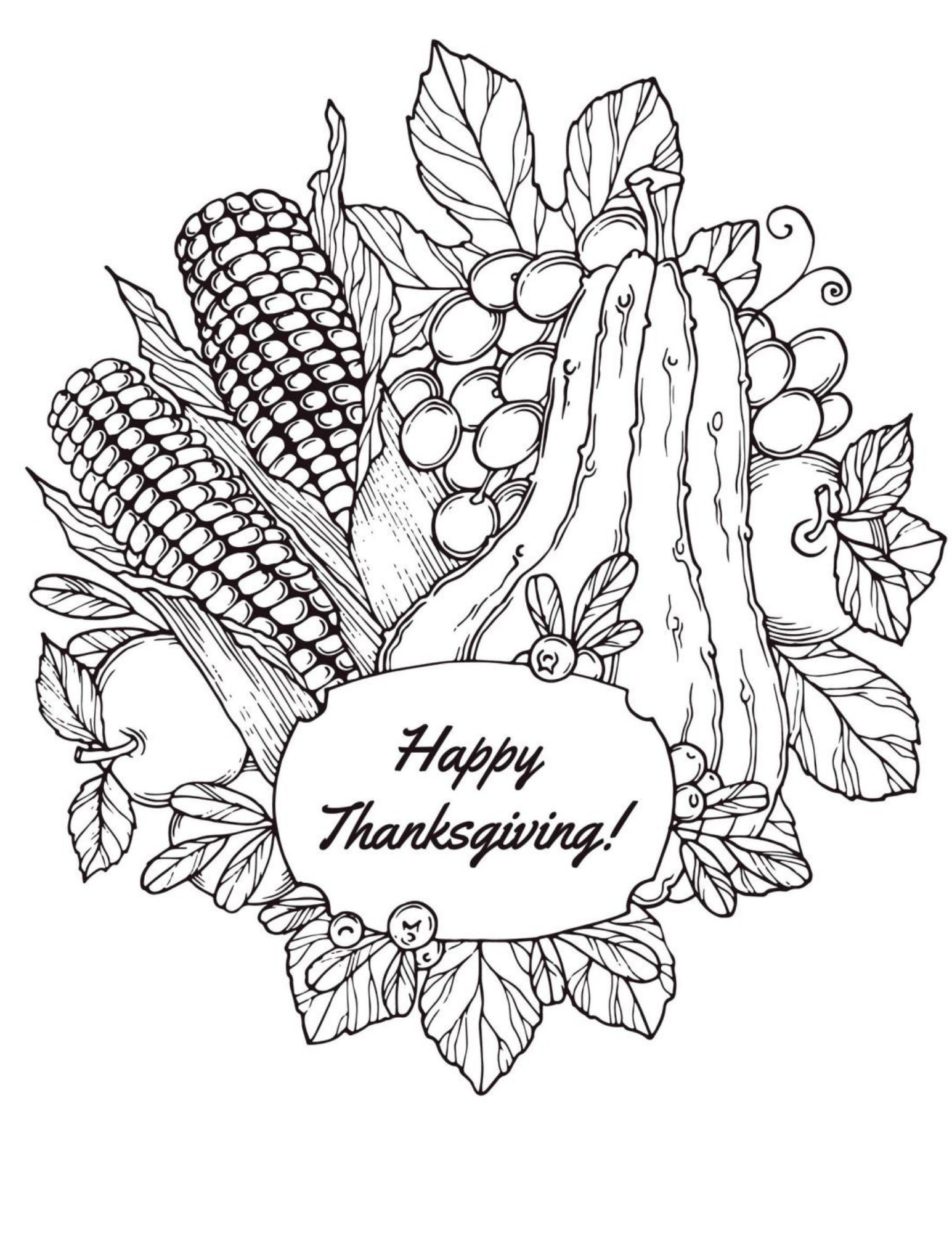 22 Page give Thanks Coloring Book Digital Download/printable - Etsy