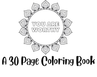 30 Motivational Coloring Pages for Digital Download - Etsy Canada