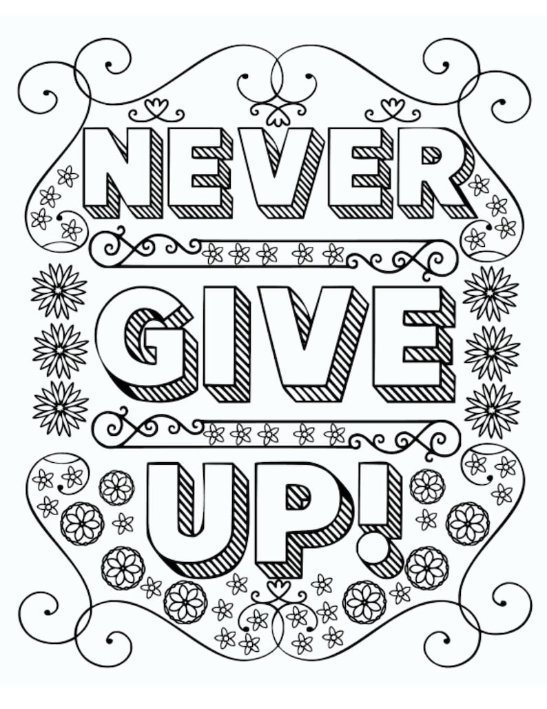 30 Page you Are Worthy Adult Coloring Book Digital Download/printable ...