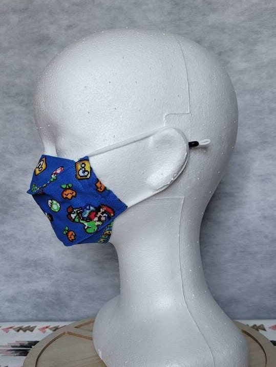Super Mario 3D Mask (adult & Child Sizes) - Etsy