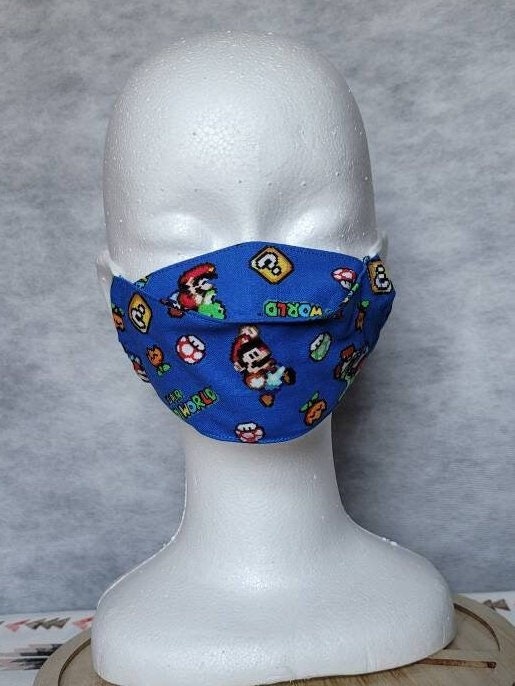 Super Mario 3D Mask (adult & Child Sizes) - Etsy