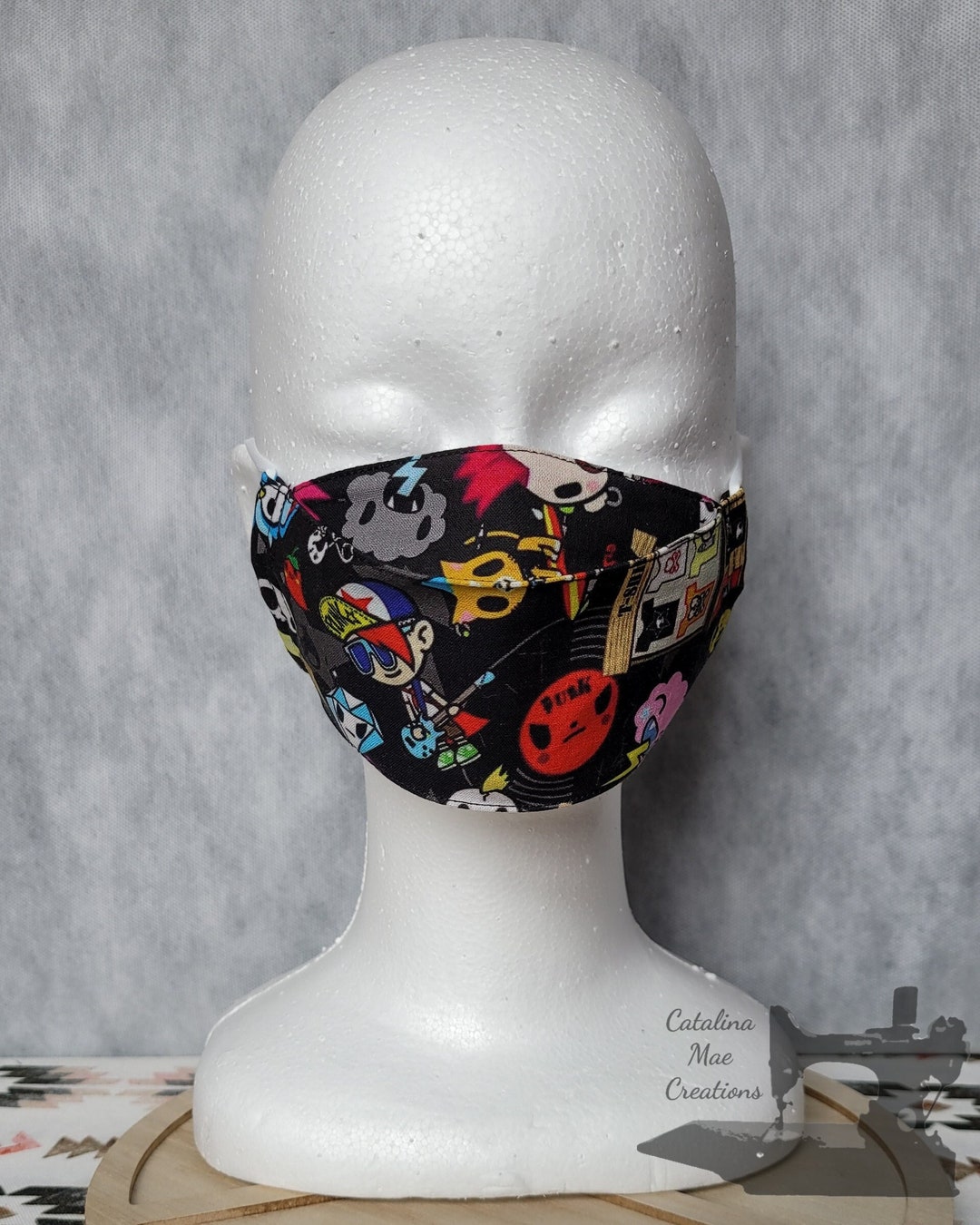 Tokidoki Punk 3D Mask adult and Child Sizes 2 or 3 Layers - Etsy