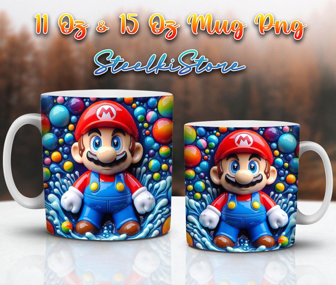 3D Cartoon Movies Mug Wrap PNG, 11 Oz and 15 Oz Mug Template, Cartoon ...