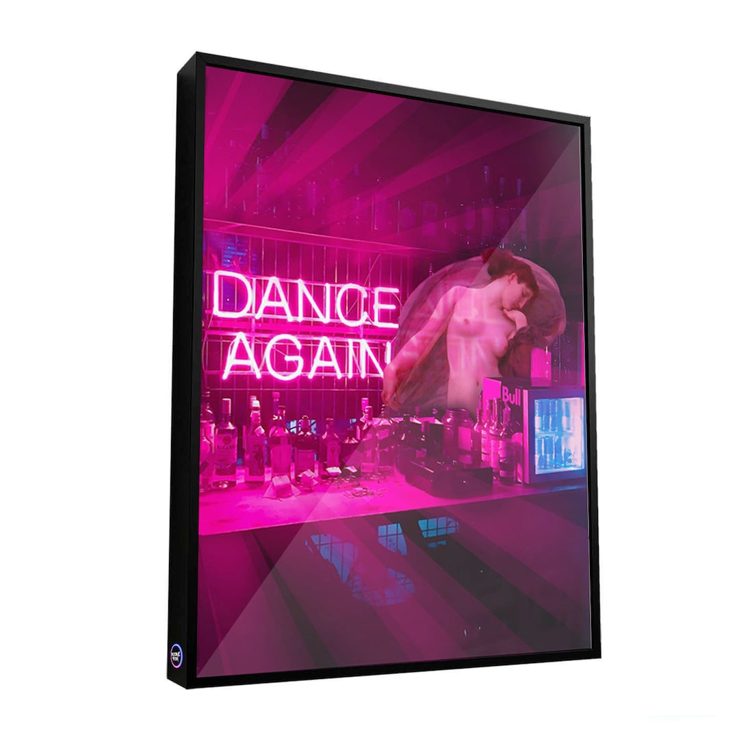 Dance Again Neon Digital Poster Printable Character Wall Art Digital ...