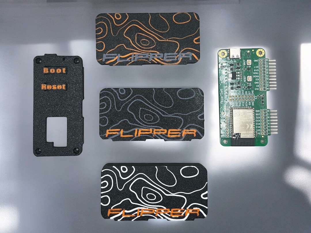 Topographic Flipper Zero Wifi Dev Board Case, 3D Printed Custom Case for Wifi Marauder Evil ...