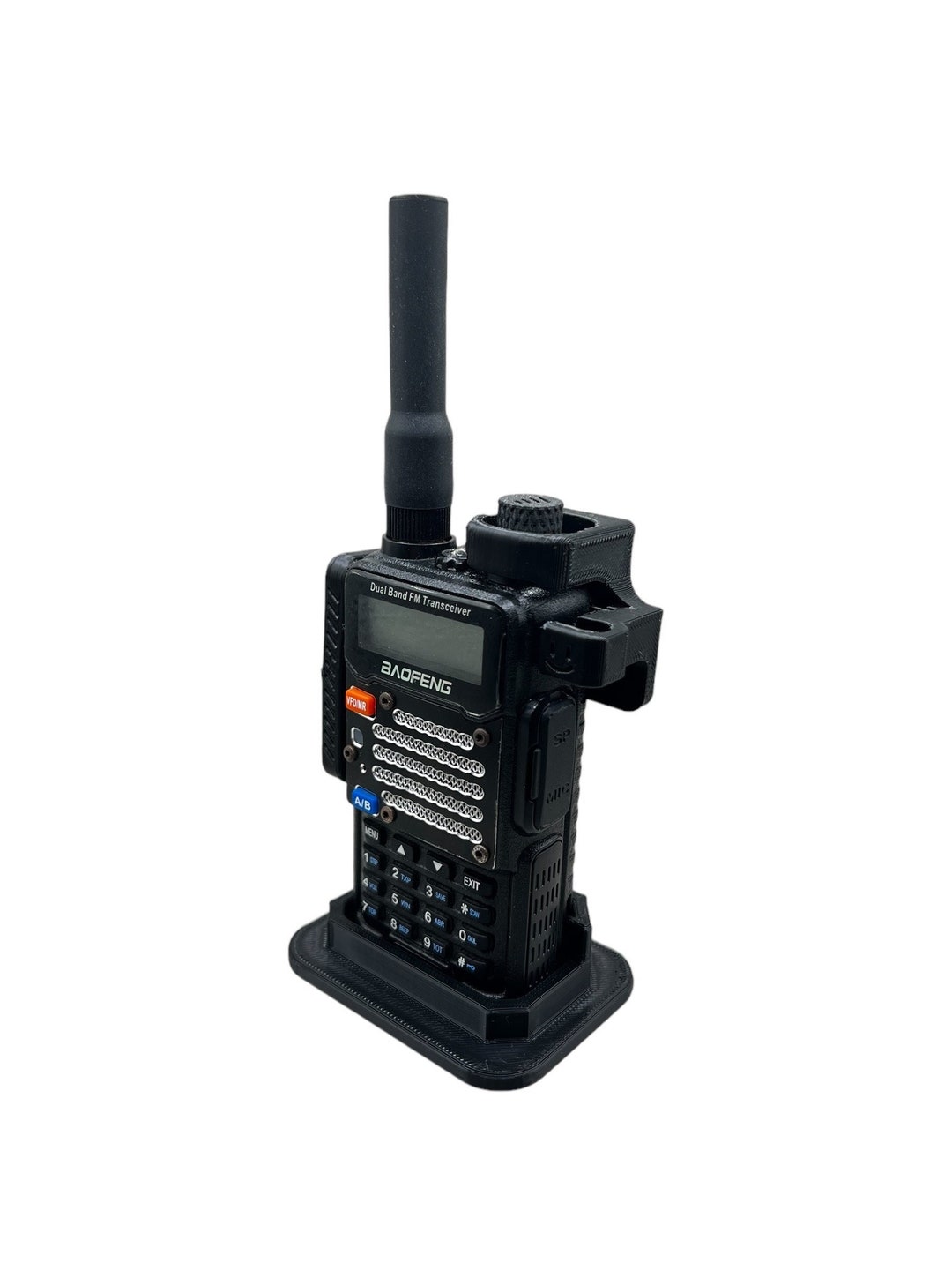 Baofeng UV5R Radio Desk Mount - Custom 3d-printed Organizer for ...