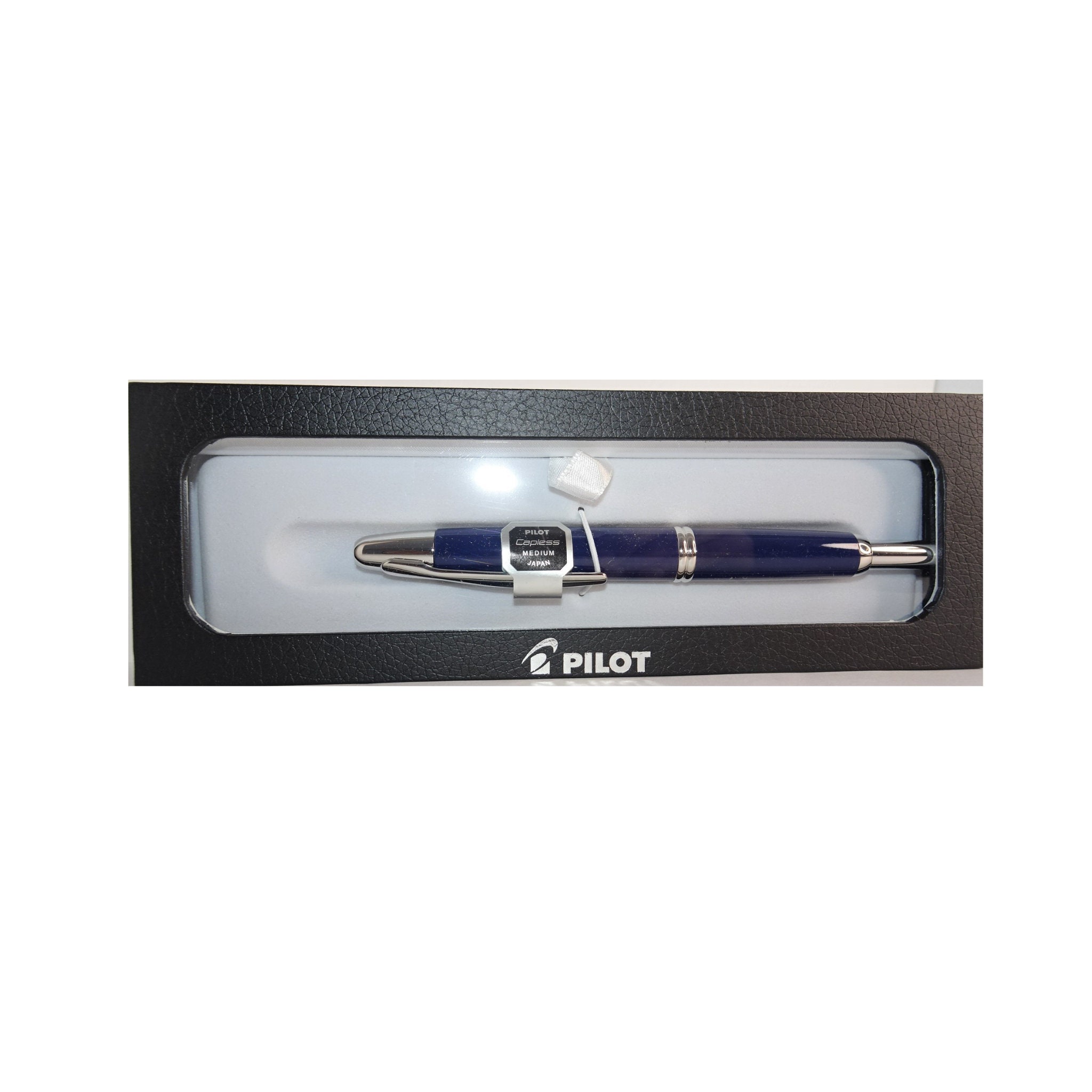 Pilot Vanishing Point Fountain Pen - Blue - Rhodium Trim 18k Gold Fine ...