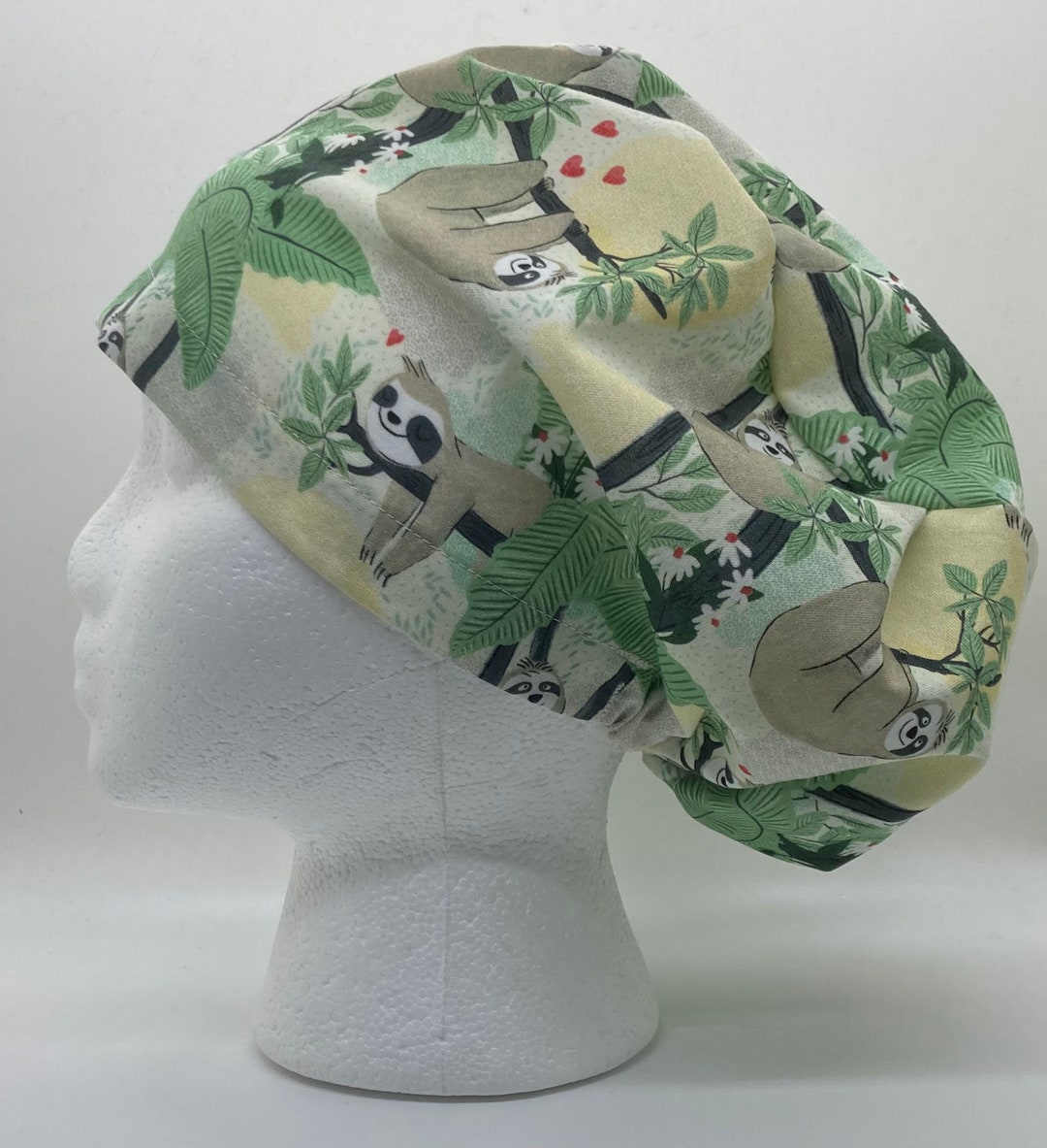 Euro Style OR/ Surgical/ Scrub Cap Sloths on Trees - Etsy