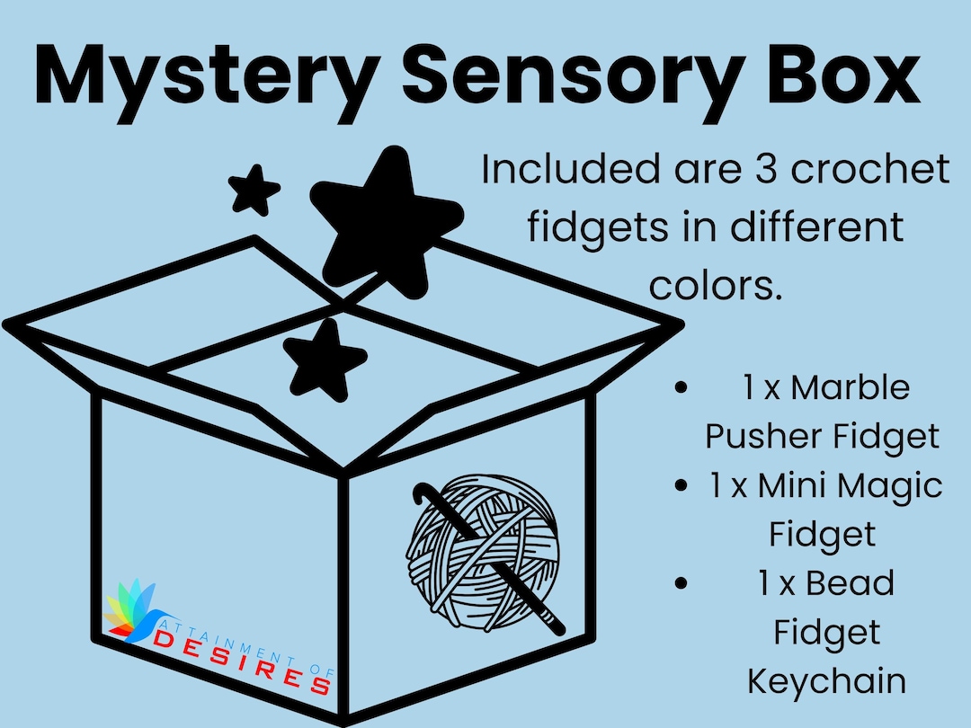 Mystery Box Sensory Toys for ADHD and Autism • Blind Box for Anxiety ...
