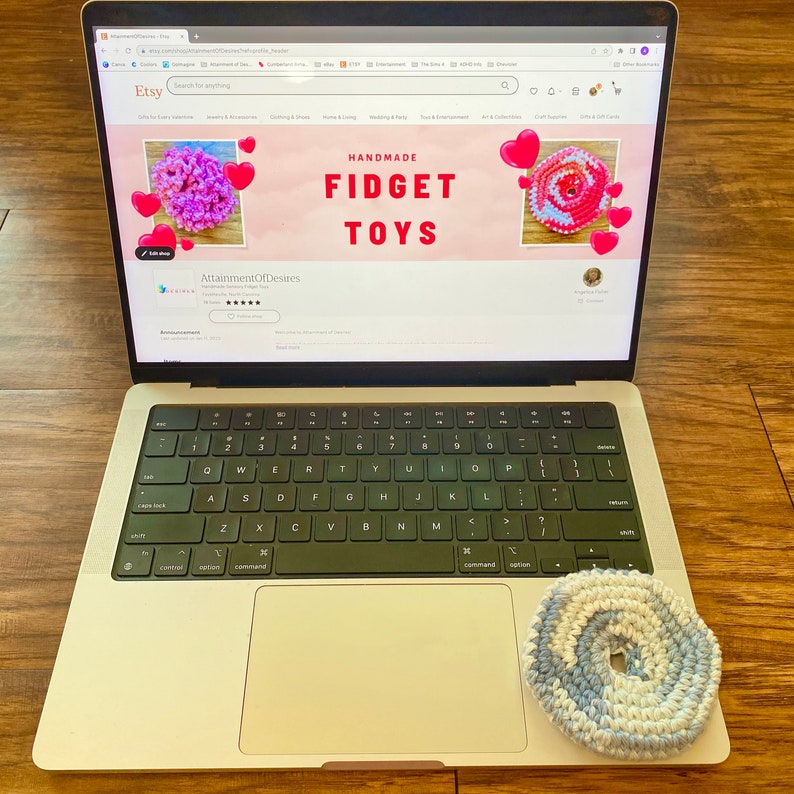 Crochet Marble Fidget Toy: Anxiety Stress Relief, Sensory Stim - Etsy