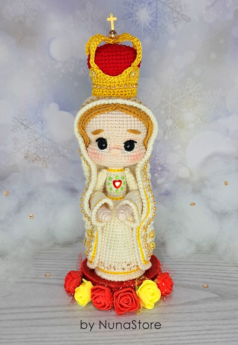Virgin of Fatima amigurumi Pattern - Etsy