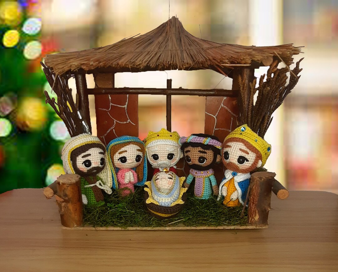 Mini Nativity amigurumi Pattern in Spanish - Etsy