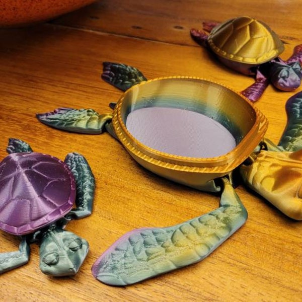 Articulated Turtle Stl - Etsy