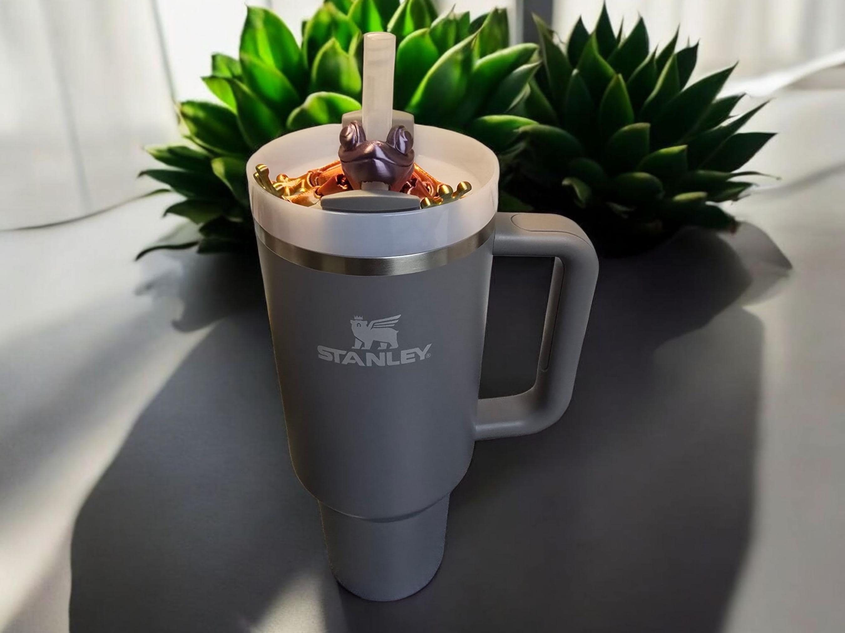 3D Printed Straw Buddy: Tumbler Accessory - Fidget Toy - Etsy