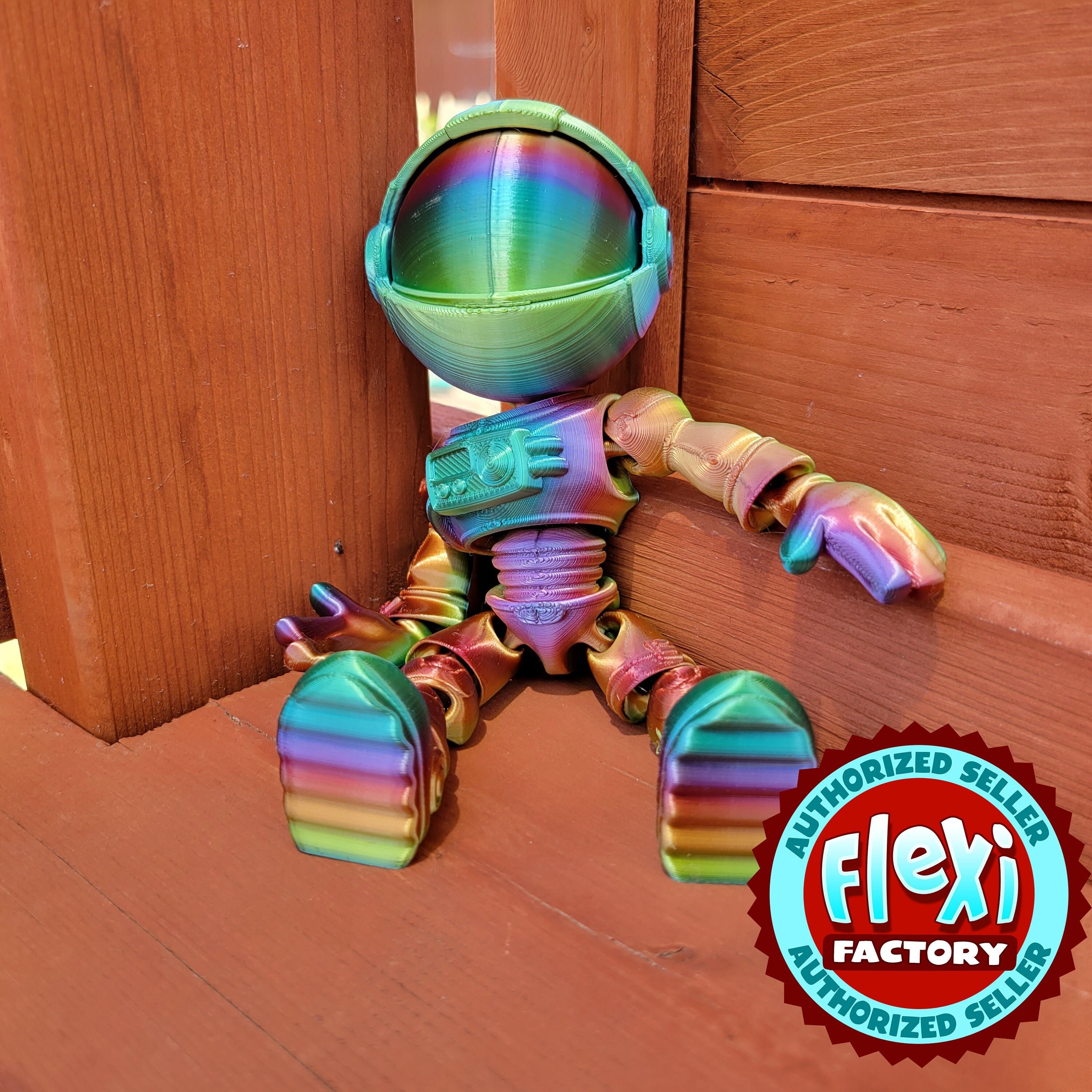 Flexi Astronaut Toy - Etsy
