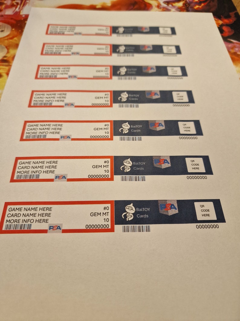 Printable Psa-style Labels, Downloadable Printed Labels, Print DIY ...