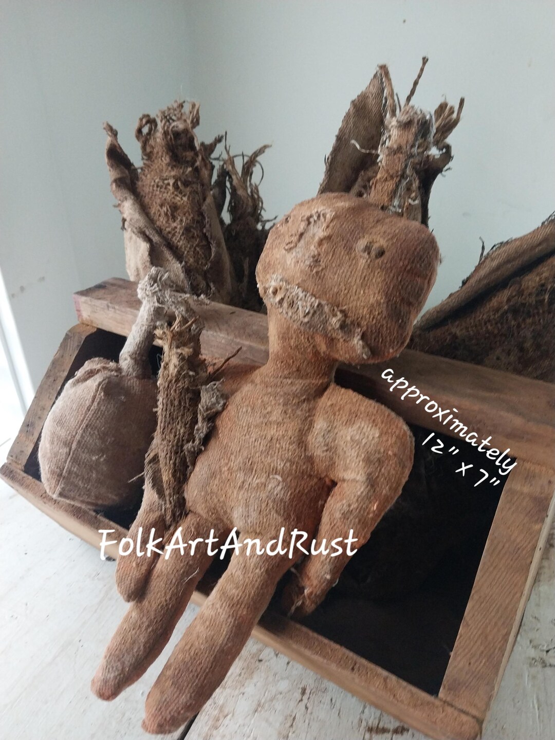 Early Primitive ~grungy HALLOWEEN Pumpkin Head Doll Pattern Tutorial ...