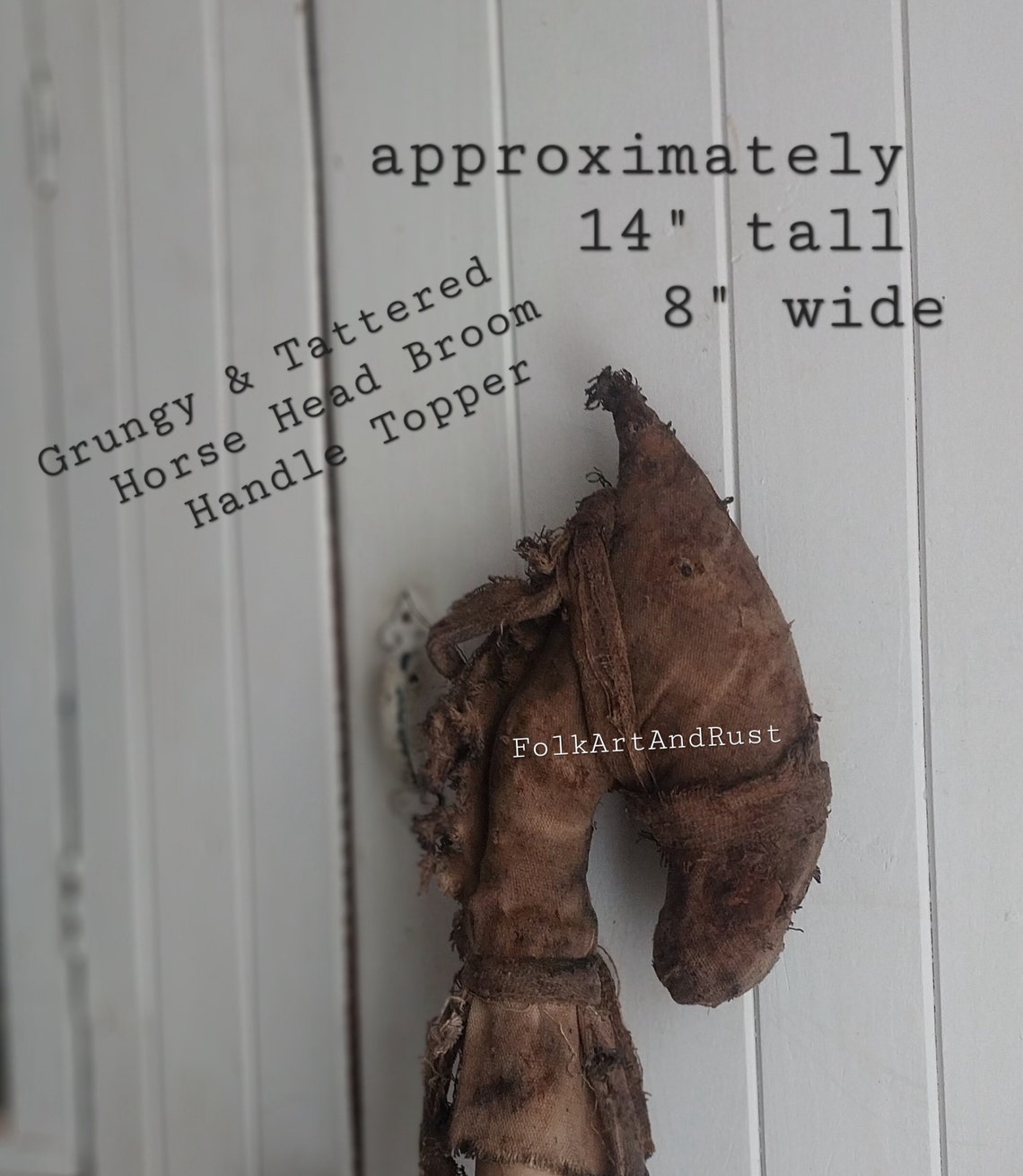 Primitive ~ GRUNGY Old Horse Head Crock Poke Pattern ~ Instant Download ...