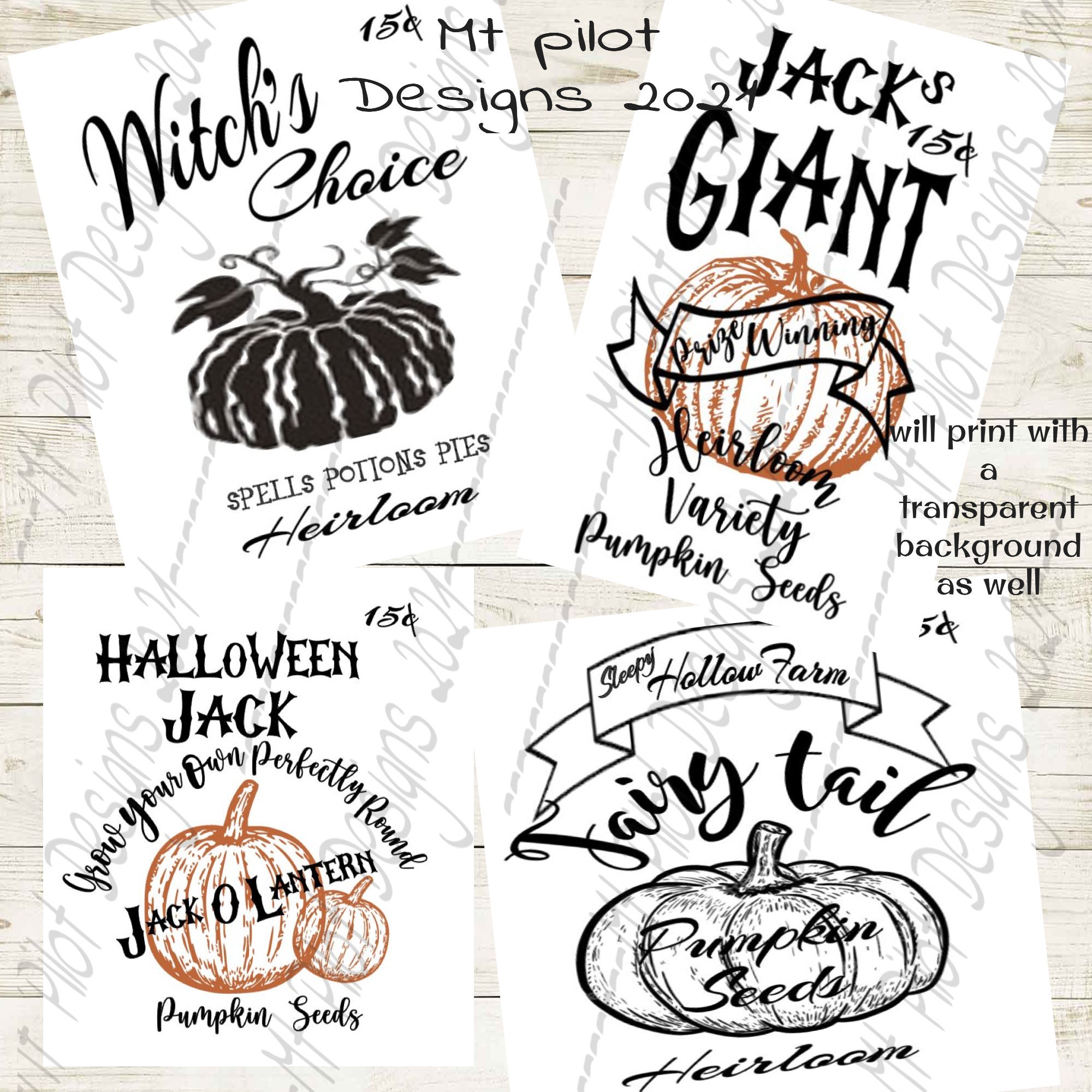 Vintage Style Pumpkin Labels Primitive Labels Country - Etsy
