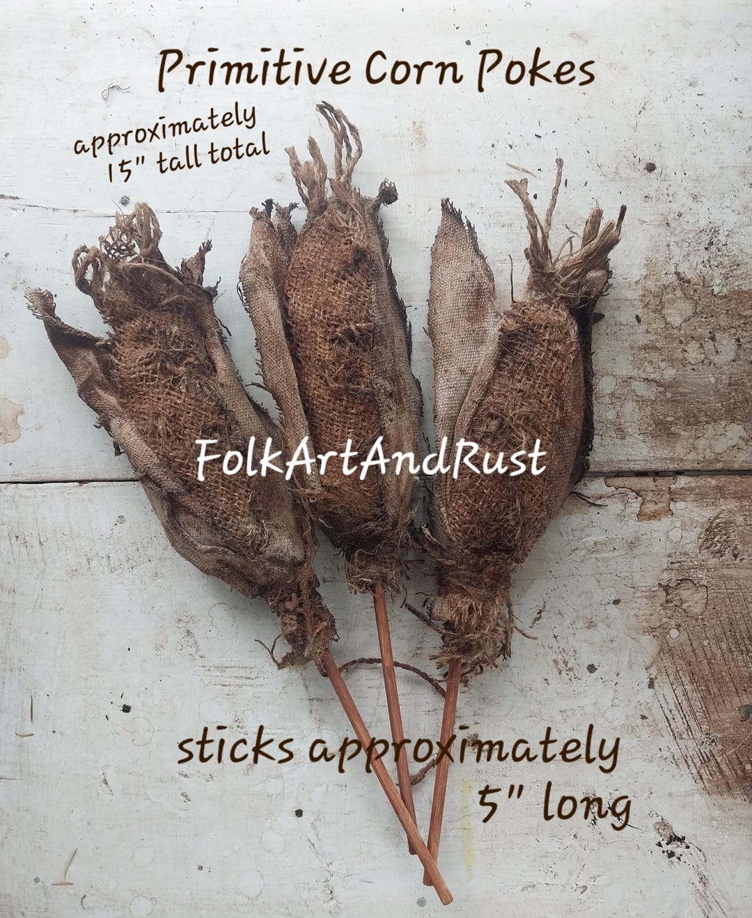 Early Primitive ~grungy Corn Pokes~ Harvest Corn for Crocks Baskets ...