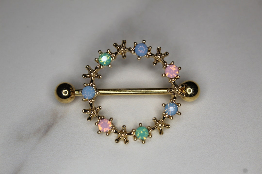 Star and Opal Nipple Shields (one Pair) - Etsy