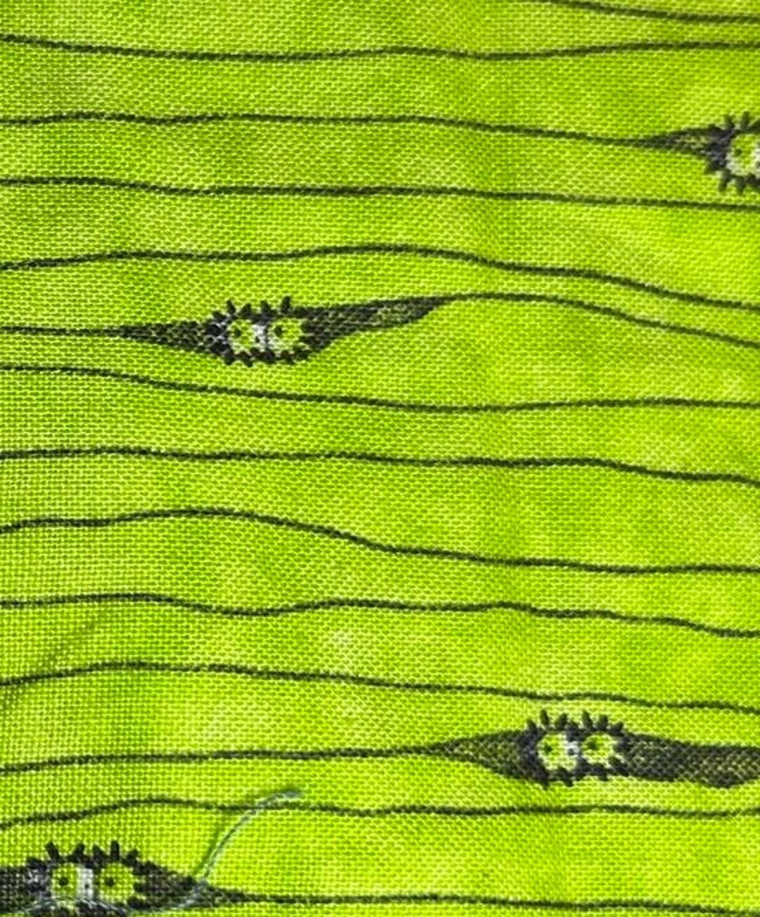 Vintage Green Cotton Fat Quarter Fabric - Etsy