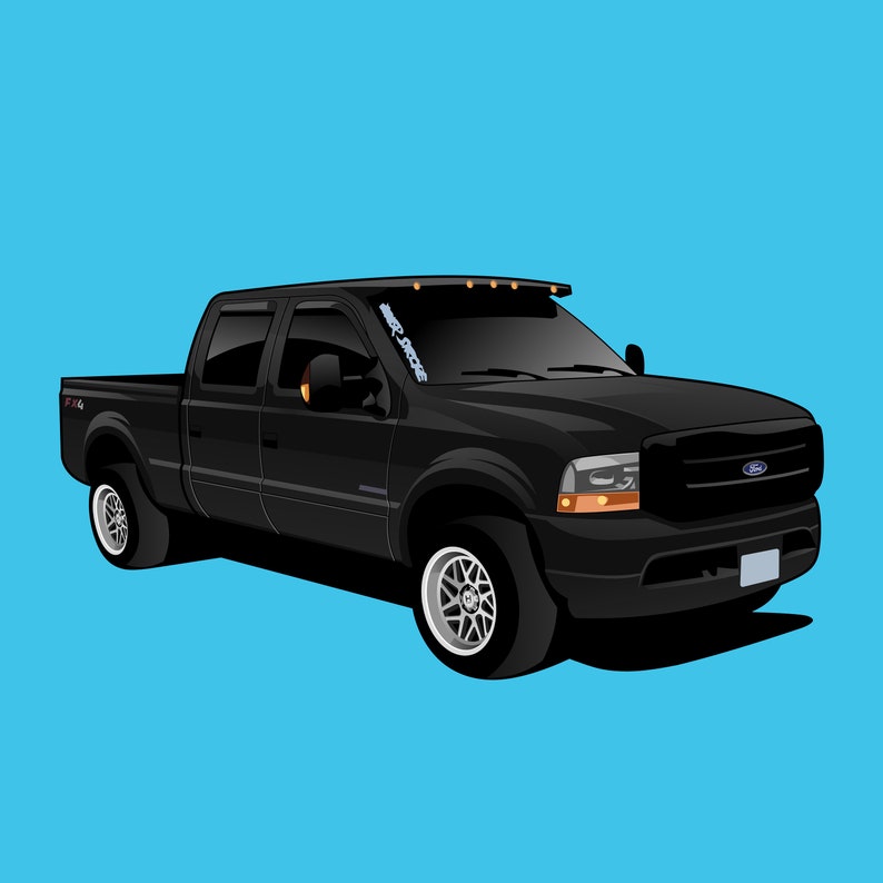 Custom Car Portrait Car Illustration Vector Art Custom | Etsy