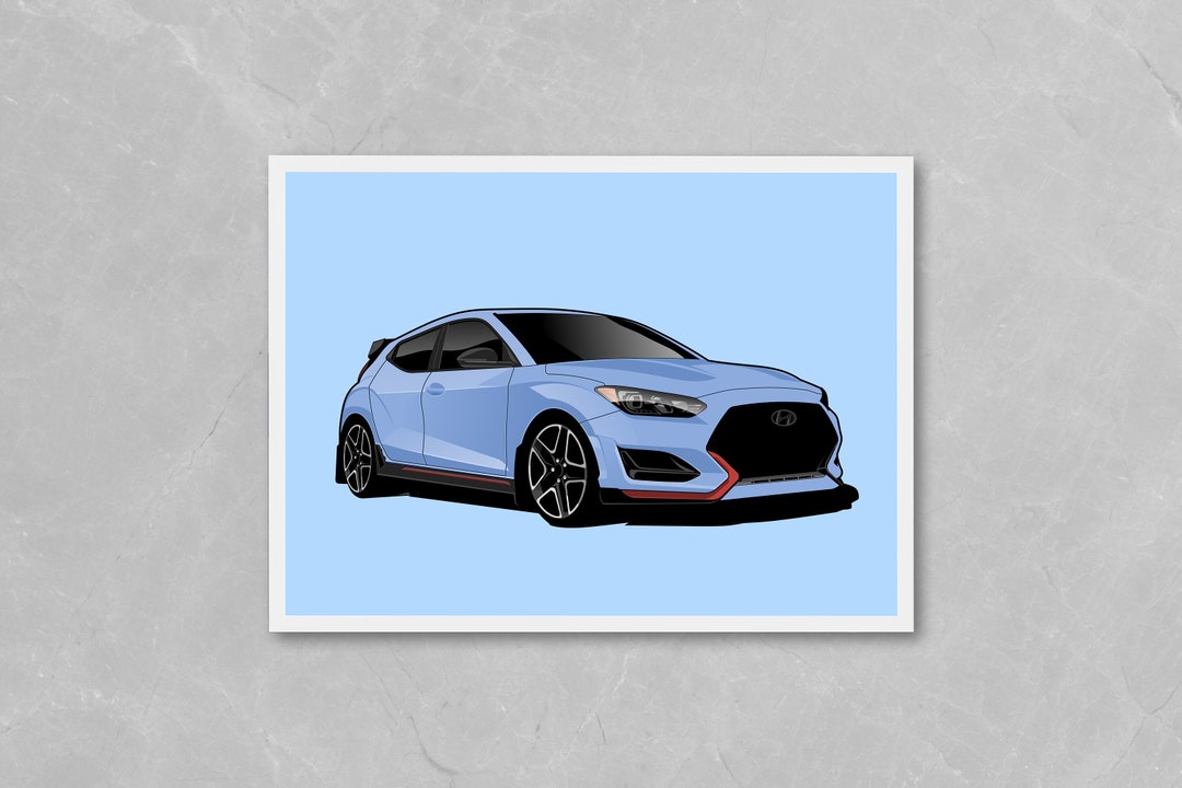 Custom Car Portrait, Car Illustration Vector Art, Custom Vehicle ...